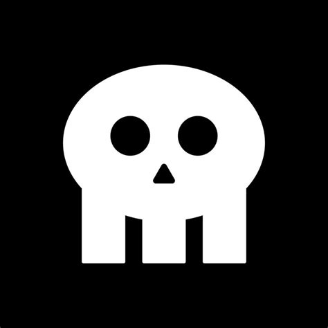 Funny Skull Icon 49353524 Vector Art At Vecteezy