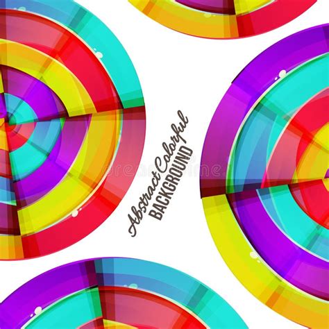 Abstract Colorful Rainbow Curve Background Design Stock Vector Illustration Of Clean