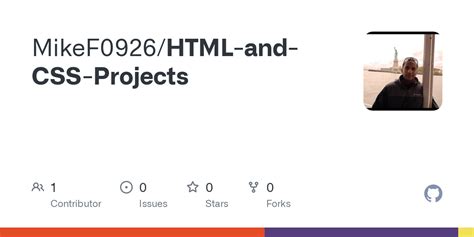 GitHub MikeF0926 HTML And CSS Projects