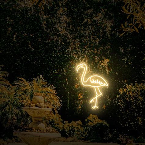 Неоновые знаки в виде фламинго на заказ украшение для стен бара гостиной спальни детской