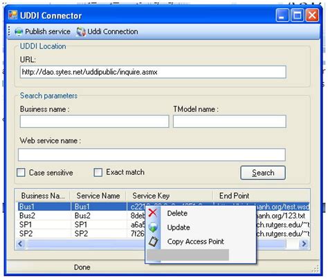 Publish A Wsdl To A Uddi Server Codeproject