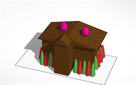 3d Design Gingerbread House Tinkercad