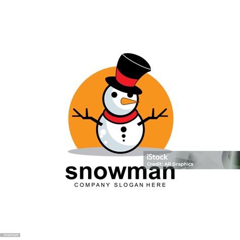 눈사람 로고 벡터 아이콘 선물과 산타와 겨울 크리스마스 디자인 일러스트 레이 션 12월에 대한 스톡 벡터 아트 및 기타 이미지