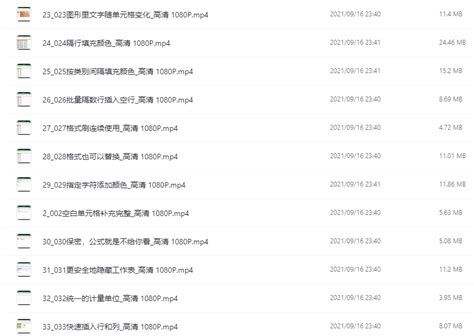 Excel数据分析数据整理数据图表（视频）教程福利资源吾爱文案网