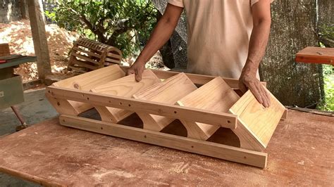 Woodworking Projects For Intermediate Rustic Wooden Bench