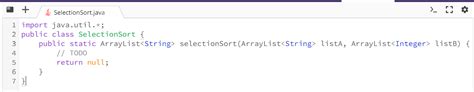 Solved Vou WN Selection Sort Java Import Java Util T Chegg
