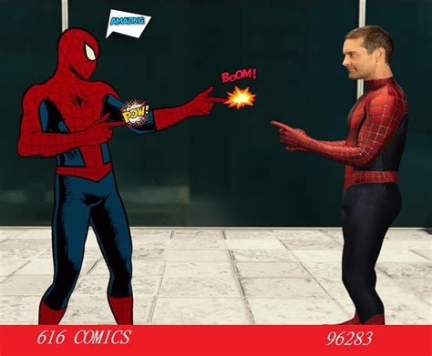 Spider Man Pointing R Spiderman