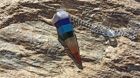 Conical Pendulum Dowsing 7 Chakras Etsy