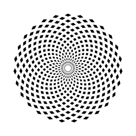 Radial Circle Pattern Royalty Free Vector Image