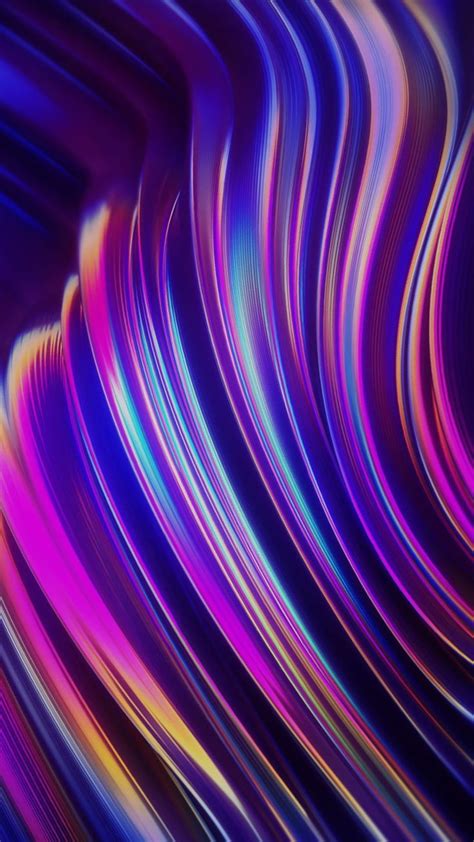 An Abstract Background With Colorful Lines In Purple Blue And Pink