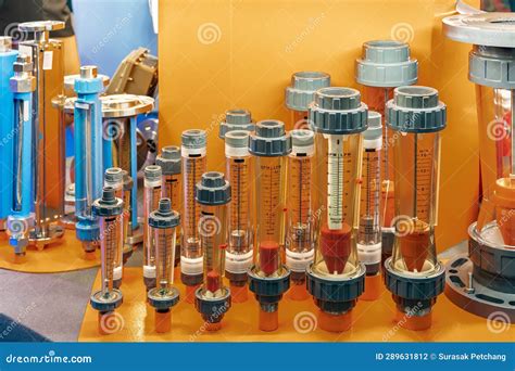 Various Or Difference Of Type And Size Glass Transparent Cone Shape Tube Rotameter Or Flow Meter