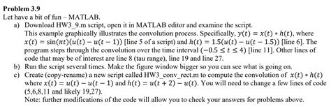 Solved Problem Let Have A Bit Of Fun MATLAB A Chegg