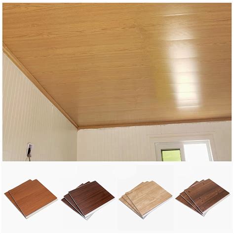 Wood Grain Pvc Ceiling Panels Camfly Pvc Ceiling 25c31 Light Oak