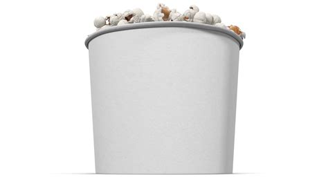 팝콘 컵 4 3d 모델 79 Max Fbx Obj Free3d