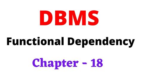 Dbms Chapter 18 Functional Dependencytrivial Non Trivial Partial