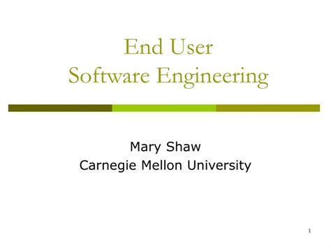 ppt end user software engineering powerpoint presentation free