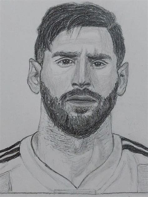 How To Draw Lionel Messi Football Player⚽ Step By Step Drawing Tutorial Football Player