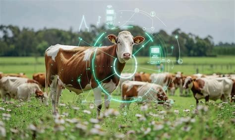 Agriculture Technology Smart Livestock Monitoring System Premium Ai