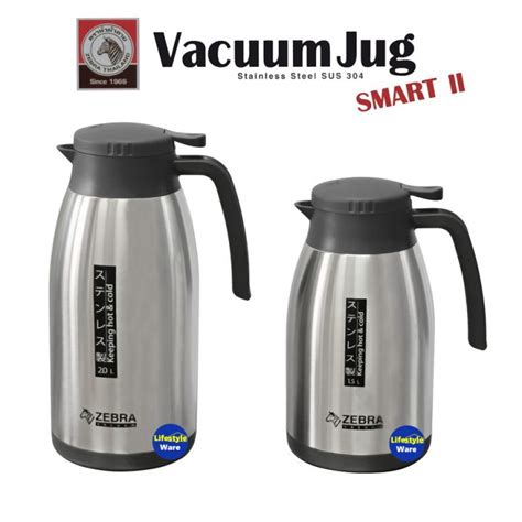 Zebra Stainless Steel Smart Ii Vacuum Jug Insulated Jug 1 5l 2 0l Lazada