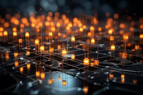 premium photo abstract representation of digital connectivity and data