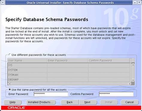 oracle base oracle database 10g release 2 10 2 0 1 installation on