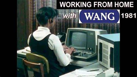 Working From Home With Wang Computers 1981 One News Page Video
