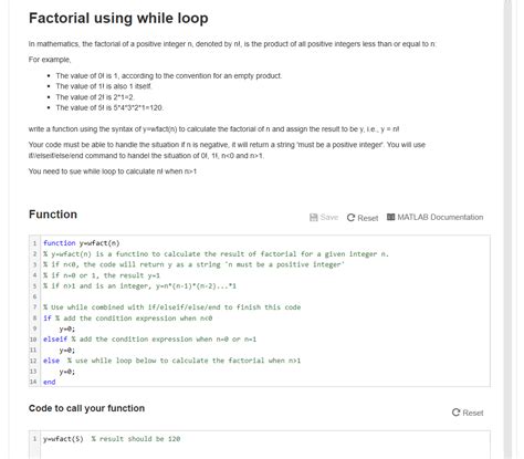 Solved Factorial Using While Loop In Mathematics The