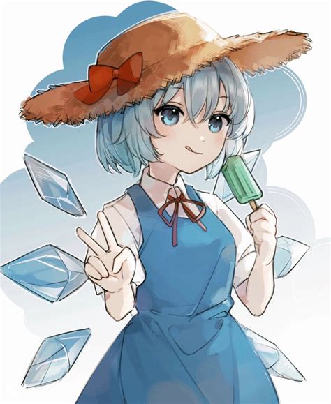 Cirno Touhou Drawn By Yukoe1033528183 Danbooru