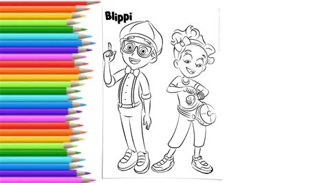 Blippi Y Meekah Aprende Los Colores Coloring Book YouTube