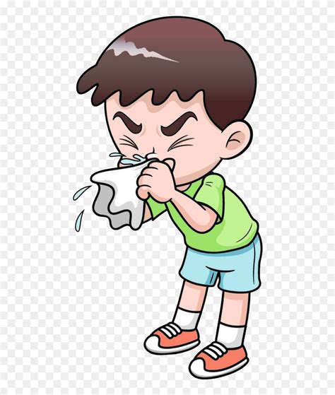 Download Hd Runny Nose Clipart Have A Cold Cartoon Png Download 5676113 Pinclipart
