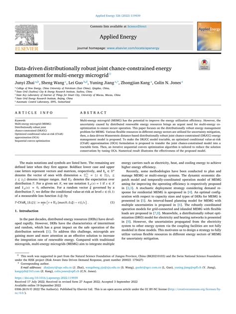 Pdf Data Driven Distributionally Robust Joint Chance Constrained