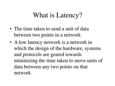 Ppt Low Latency Networking Powerpoint Presentation Free Download