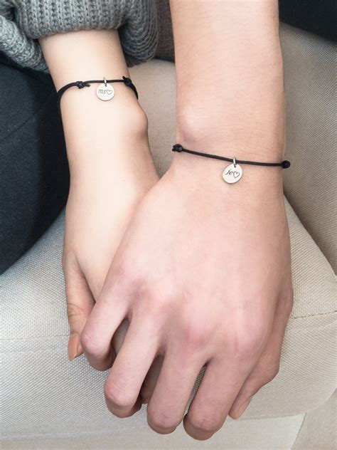 커플 각인 팔찌 데일리유니크