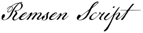 Font Spy Remsen Script Font