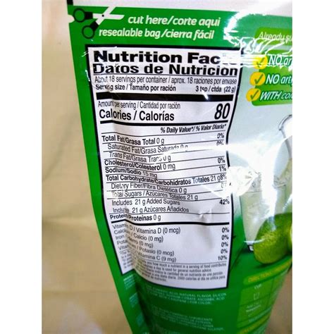 Klass Lime Limón Powdered Drink Mix 141 Oz Package Texan Spice