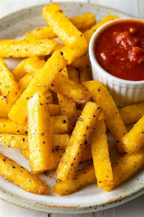 Baked Crispy Polenta Fries Recipe A Spicy Perspective
