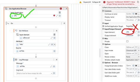 Using Find Element Activity To Capture Text From The Top Left Corner Of Different Websites