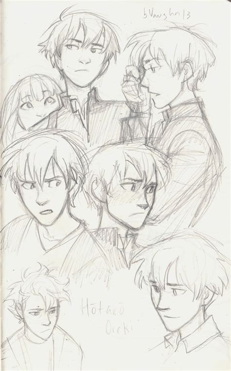 Oreki Is Super Hard For Me To Draw For Some Reason So I Practiced