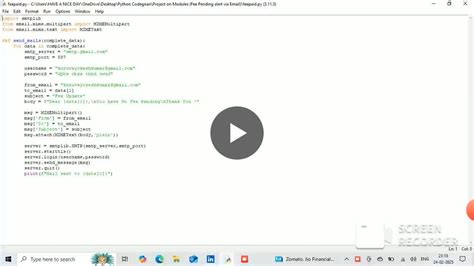 Built Feenotifier With Python A Fee Management System Yokesh Kumar