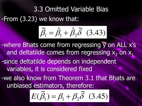 Ppt 3 3 Omitted Variable Bias Powerpoint Presentation Free Download Id 464882