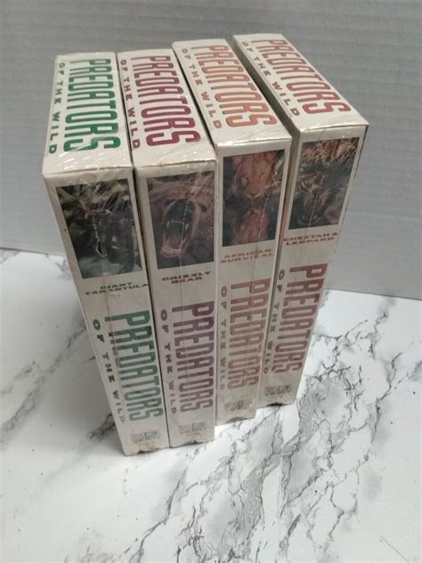 4 Predators Of The Wild Vhsnewsealed Ebay