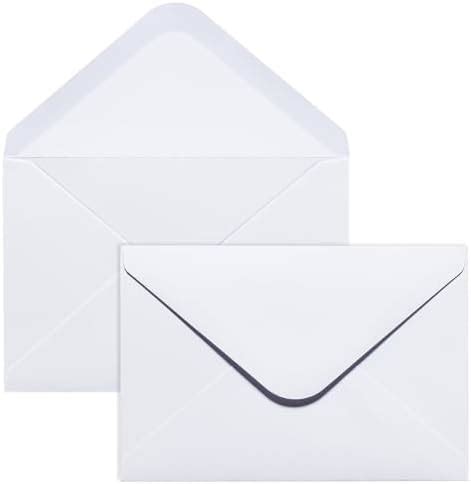 Packpal 50pack 5x7 Envelopes For Invitations White A7 Envelopes