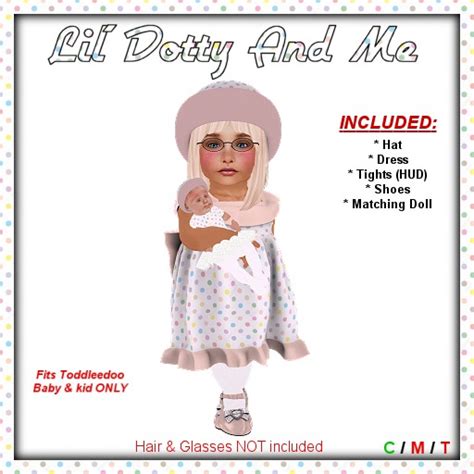 Second Life Marketplace Td Polka Dot Dress Peach Box