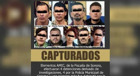 En Cinco Días Detienen A 9 Personas Responsables De Homicidio En Cajeme Fgje Sonora Proyecto
