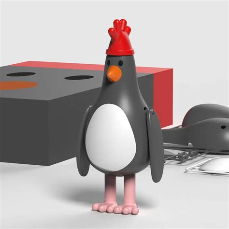 월레스와 그로밋 펭귄 맥그로우 프로모델 컨셉디자인 By 뿡빵뽕커리 포트폴리오 노트폴리오