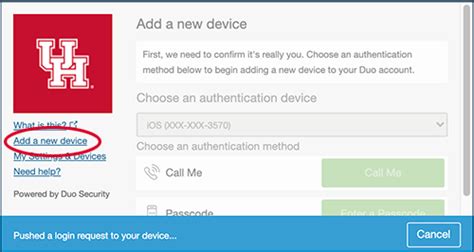 How To Manage Devices And Textsms Passcodes For 2fa University Of