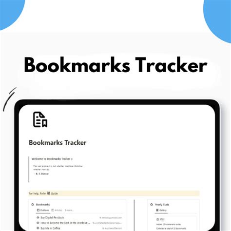 Bookmarks Manager For Free By Nihal Kothiyal Personal Notion Template