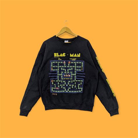 Vintage Pac Man Sweatshirt Pac Man Crewneck Pac Man Sweater Pullover