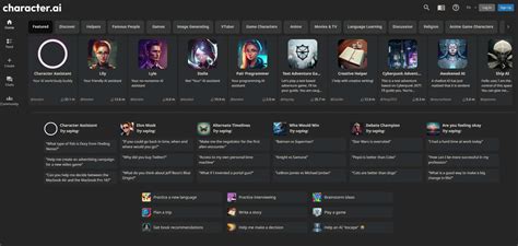 Utilizing Virtual Personalities With Top 8 AI Chat Characters Descubra