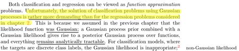 Gaussian Process Classification Non Gaussian Likelihood Causes For That Cross Validated